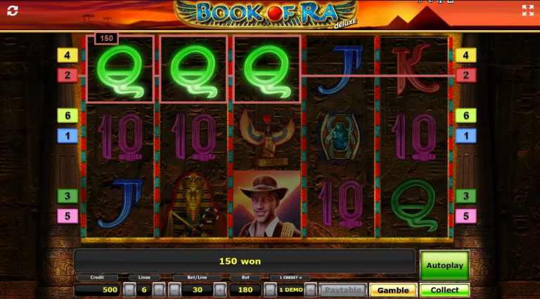 Book of Ra demo - Play Book of Ra for free in demo mode
